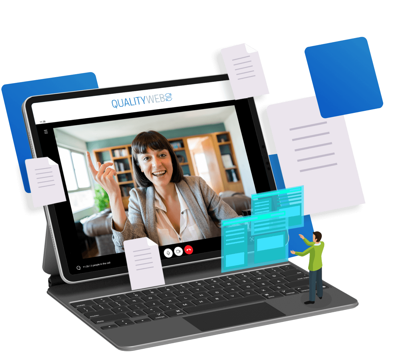 Obtén una demo gratuita de QualityWeb 360